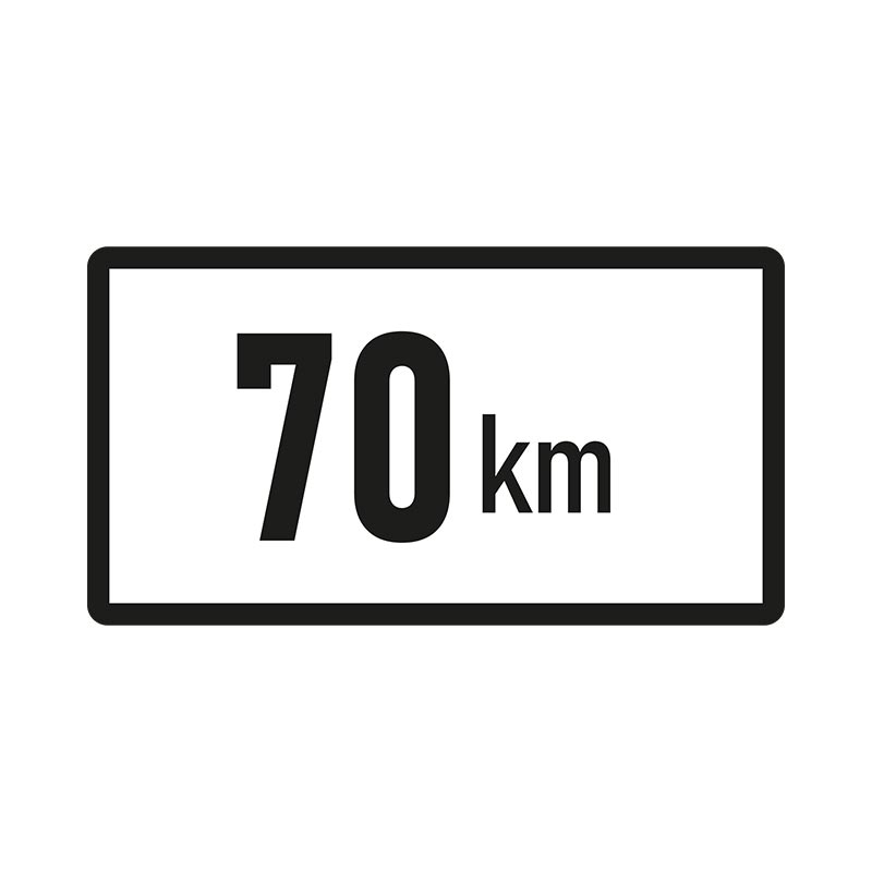 70 Km h Tafel 200 X 150 Mm Aluminium 581700 70-km-h-tafel-200-x-150-mm-aluminium-581700